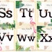 Tropical Flamingo Alphabet Posters Digital Download - Etsy