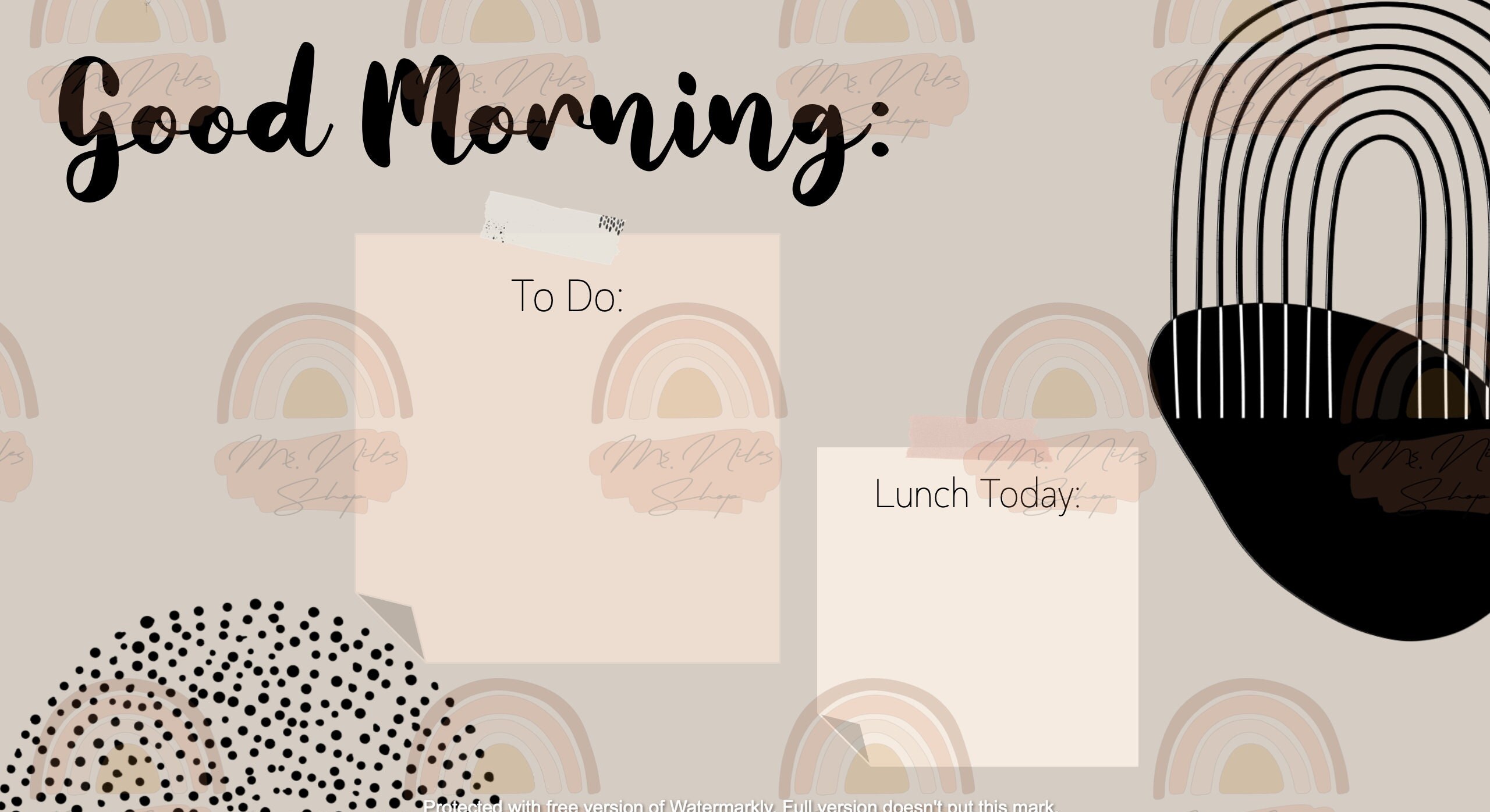 Editable BOHO Morning Meeting Slides Template - Etsy
