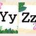 Tropical Flamingo Alphabet Posters Digital Download - Etsy