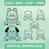 Stray Kids SKZOO Kpop Vector Files | Svg, Eps, Dxf, Png | for Cricut, T ...