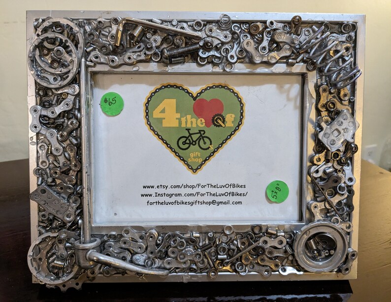 Recycled Bike Parts Picture Frames - Etsy