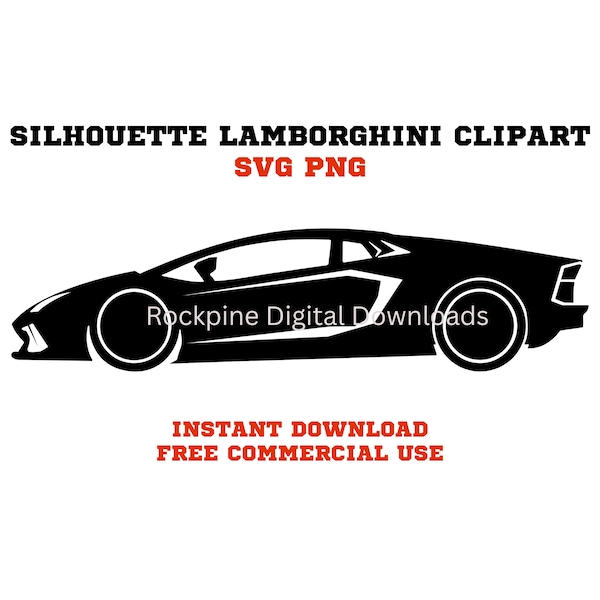 Cricut Lamborghini Svg - Etsy
