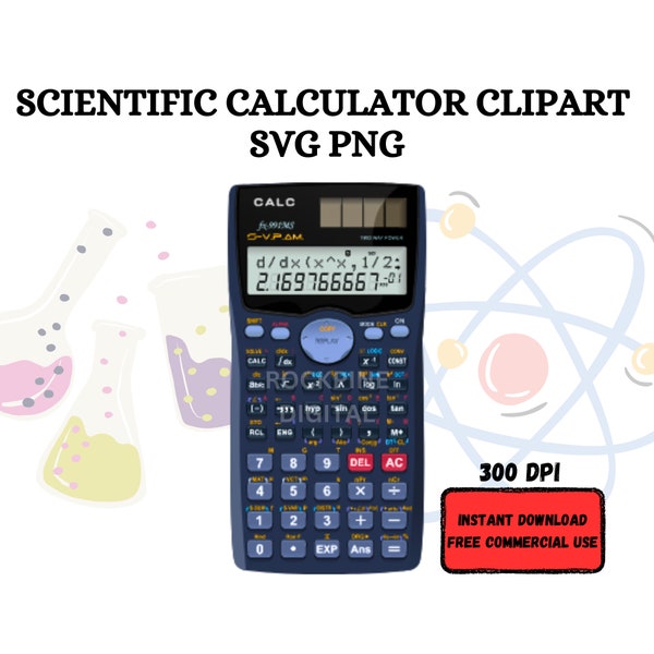 Calculator Svg - Etsy