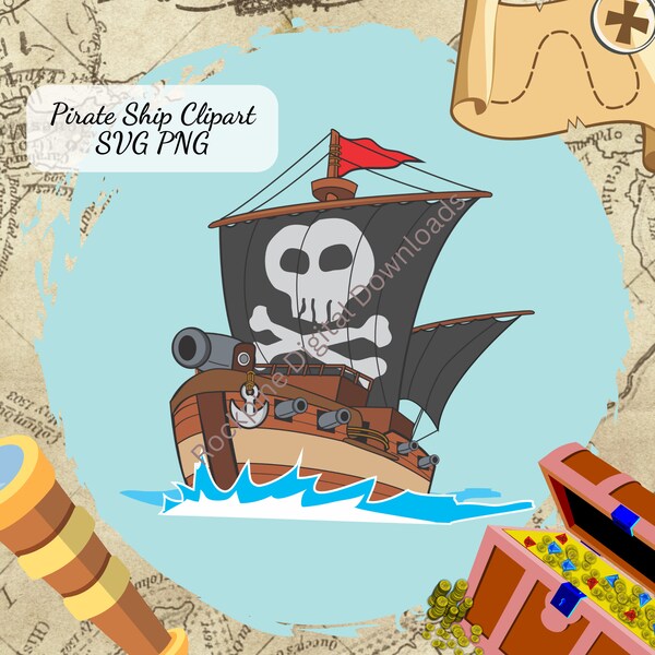 Pirate Ship - Etsy