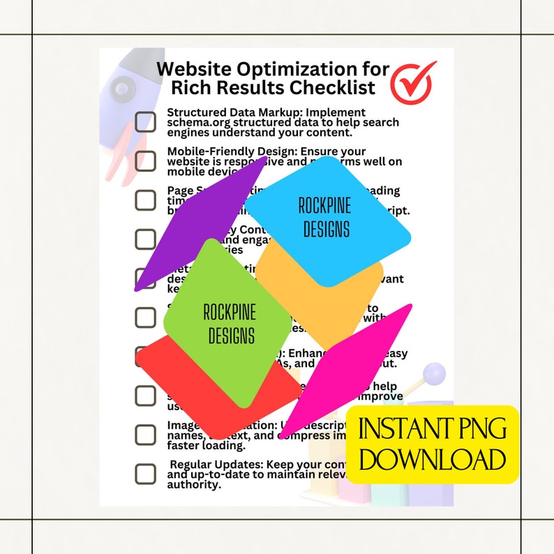 Website Optimization Checklist for Rich Results PNG | SEO Guide ...