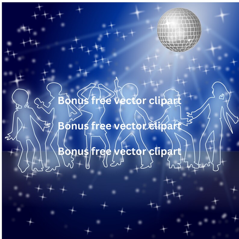 Disco Ball Clipart, SVG, PNG Bundle Transparent Digital Download - Etsy