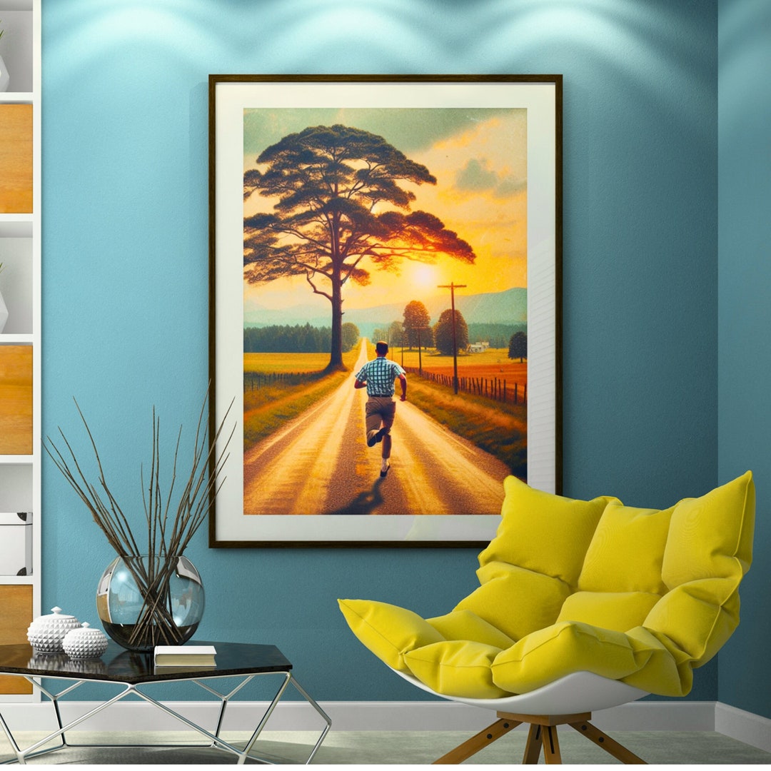 Iconic Movie Scene Poster, Inspirational Film Character Wall Decor ...