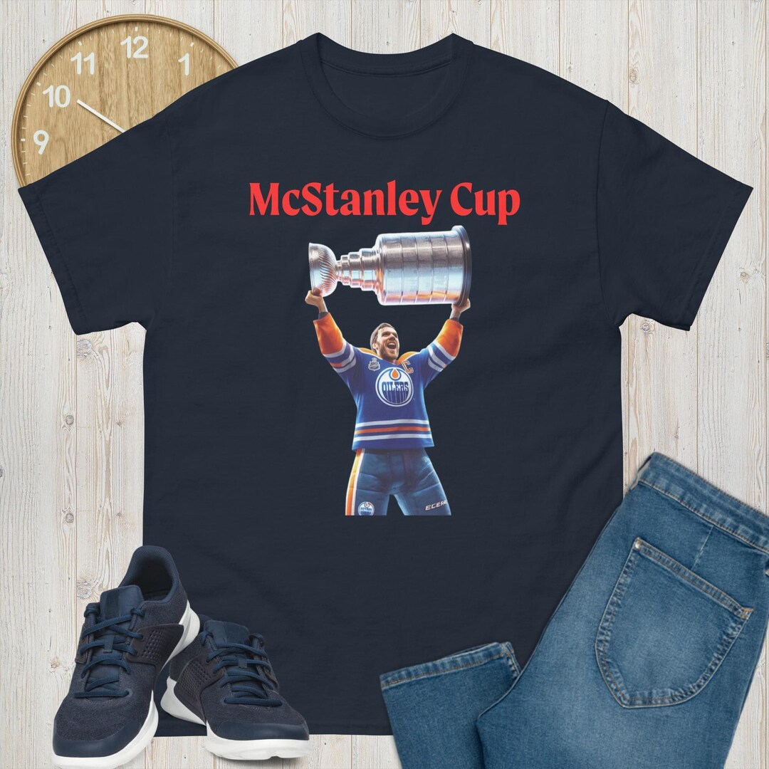 Edmonton Oilers Fan T-shirt Unique Graphic Tees Funny Shirts for Him ...