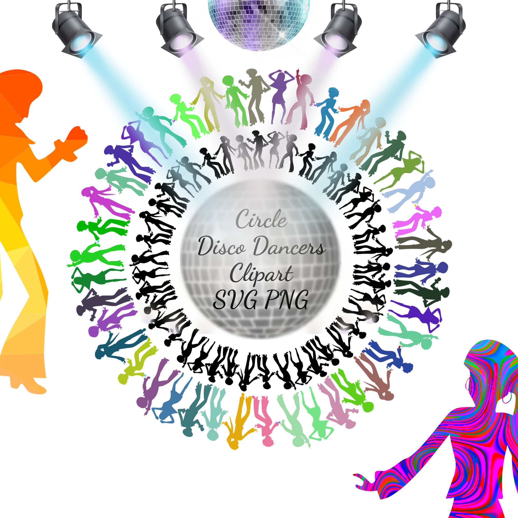 Disco Party Clip Art
