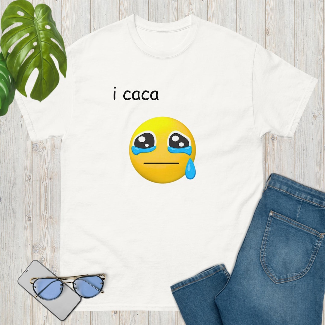 I Caca Emoji Shirt - Funny Meme Tee - Unique 2023 Merch - Trendy ...
