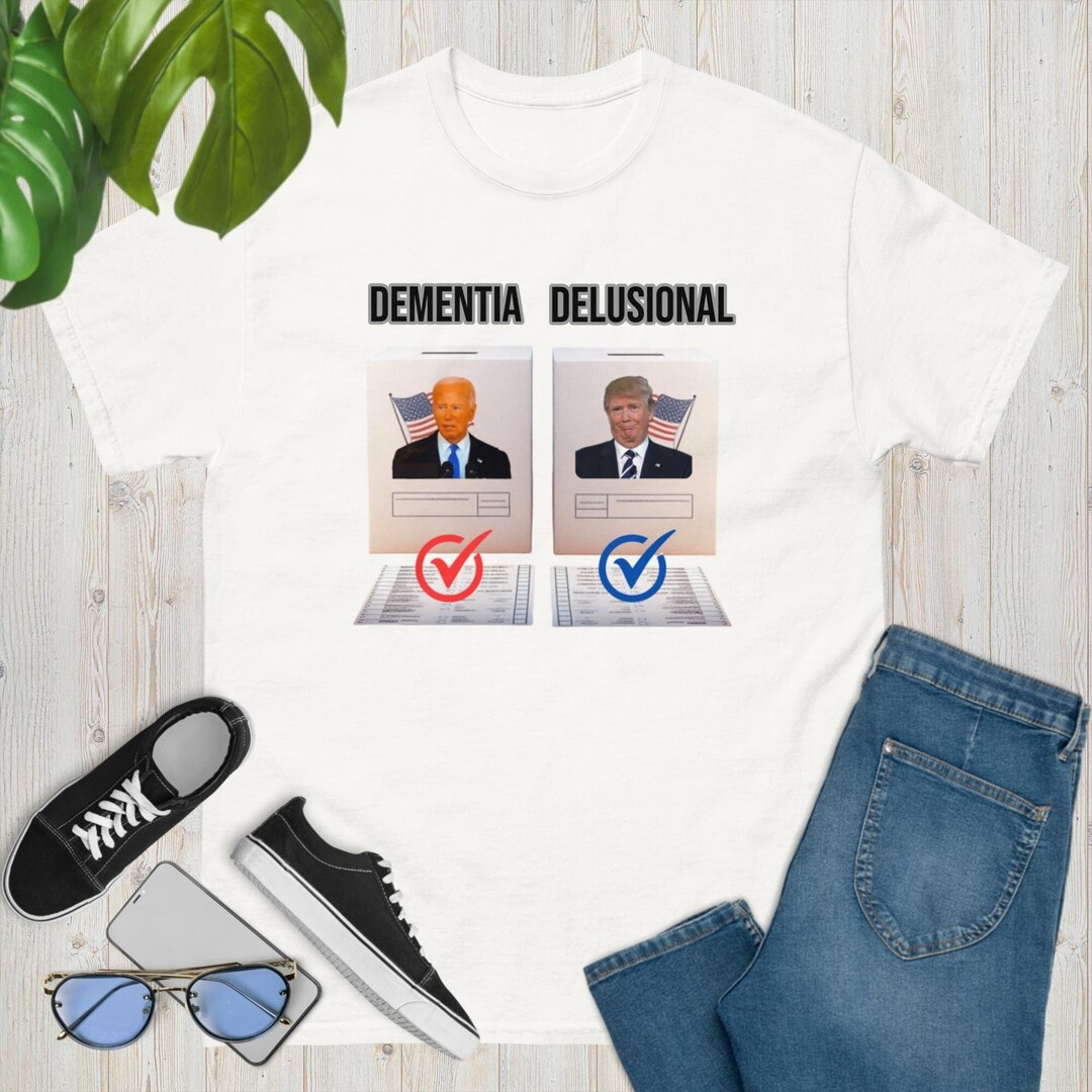 2024 US Election Tee Trump T-shirt, Biden Tshirt Funny Custom Graphic ...