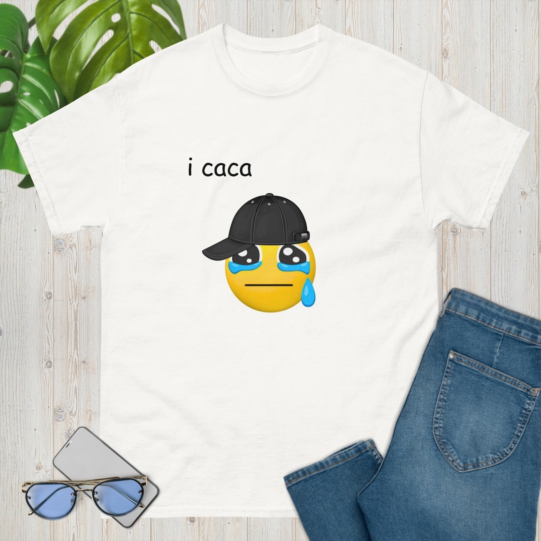 I Caca Emoji T-shirt - Funny Meme Top for Fans of I Caca Tees - Unique ...