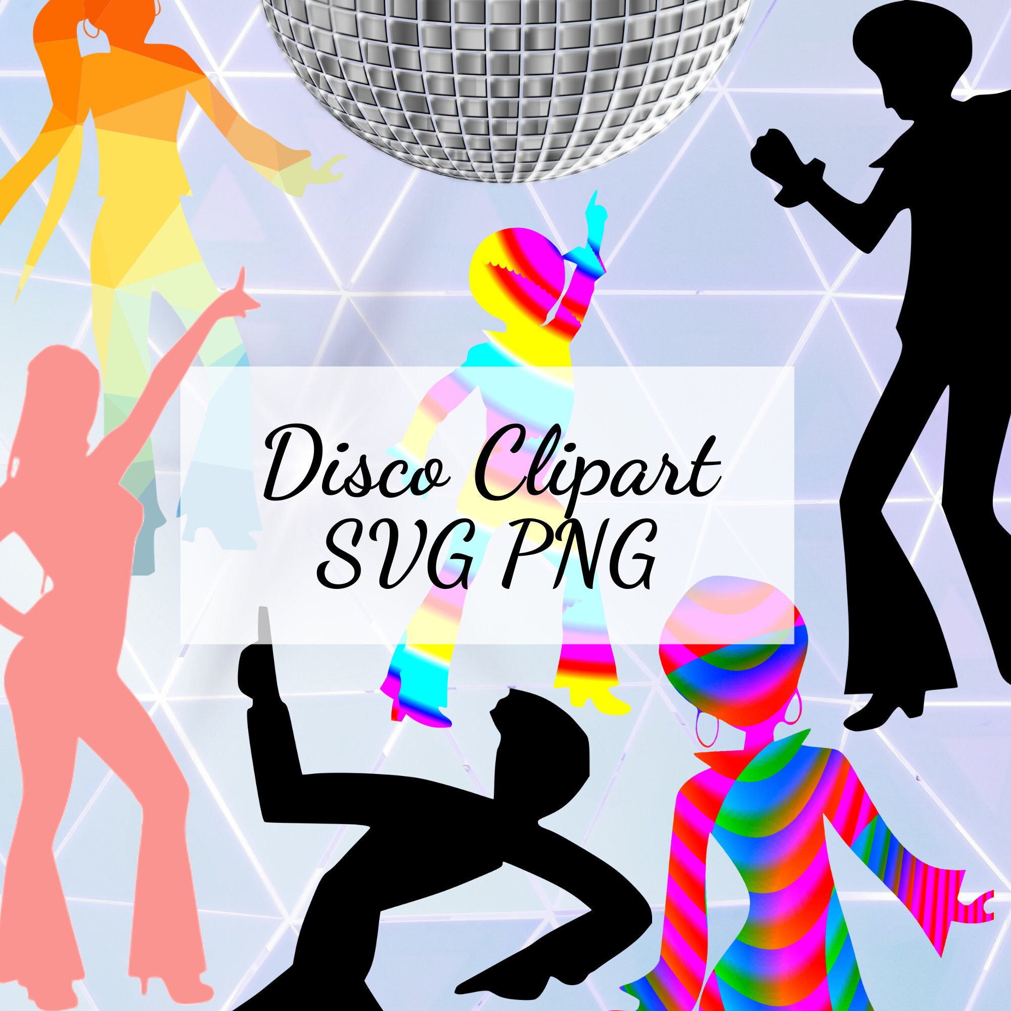 Disco Svg, Clipart, Png, Bundle, Cricut Printable Svg, Vector Image ...