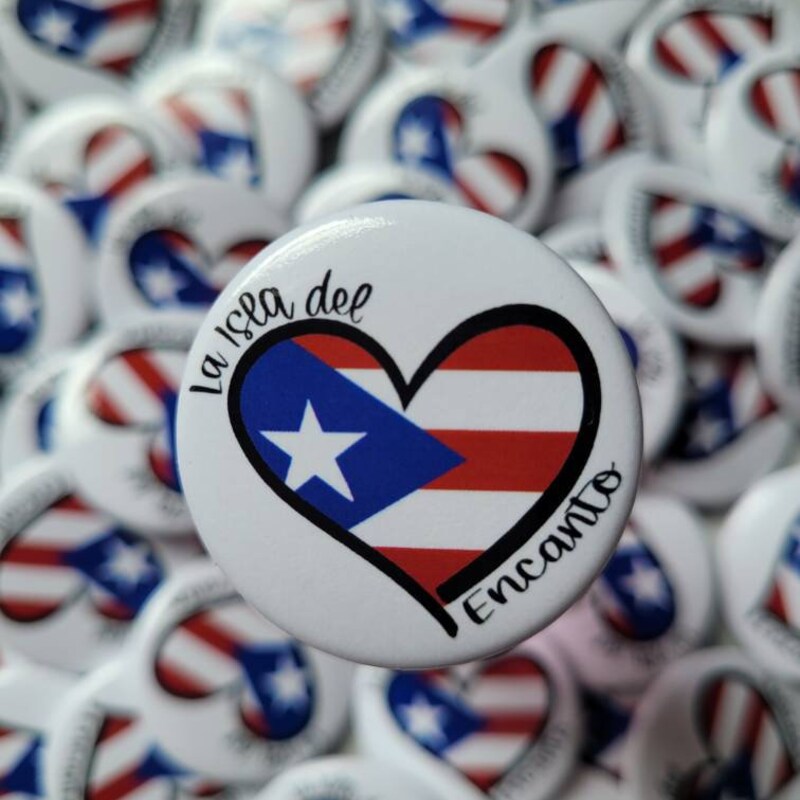 Puerto Rico Pin - Etsy