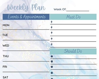 Notes Planning Sheet, Digital File, PDF, PNG - Etsy