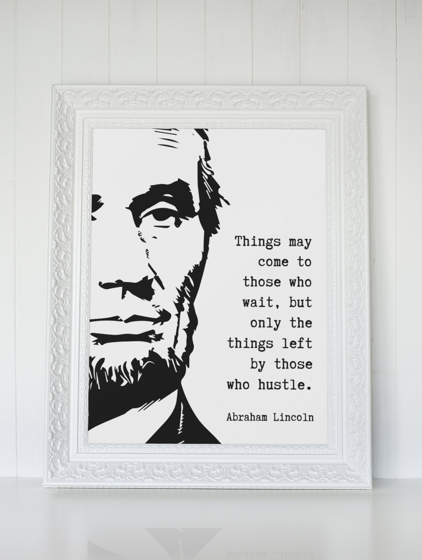 Abraham Lincoln Quote Poster, Lincoln Wall Art, Presidential Quote ...