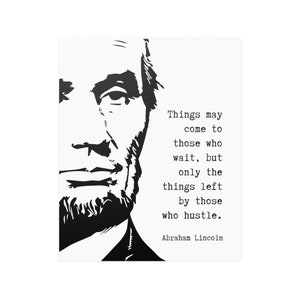 Abraham Lincoln Quote Poster, Lincoln Wall Art, Presidential Quote ...