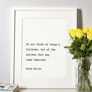 Helen Keller Quote, Growth Mindset Poster, Quote About Happiness ...