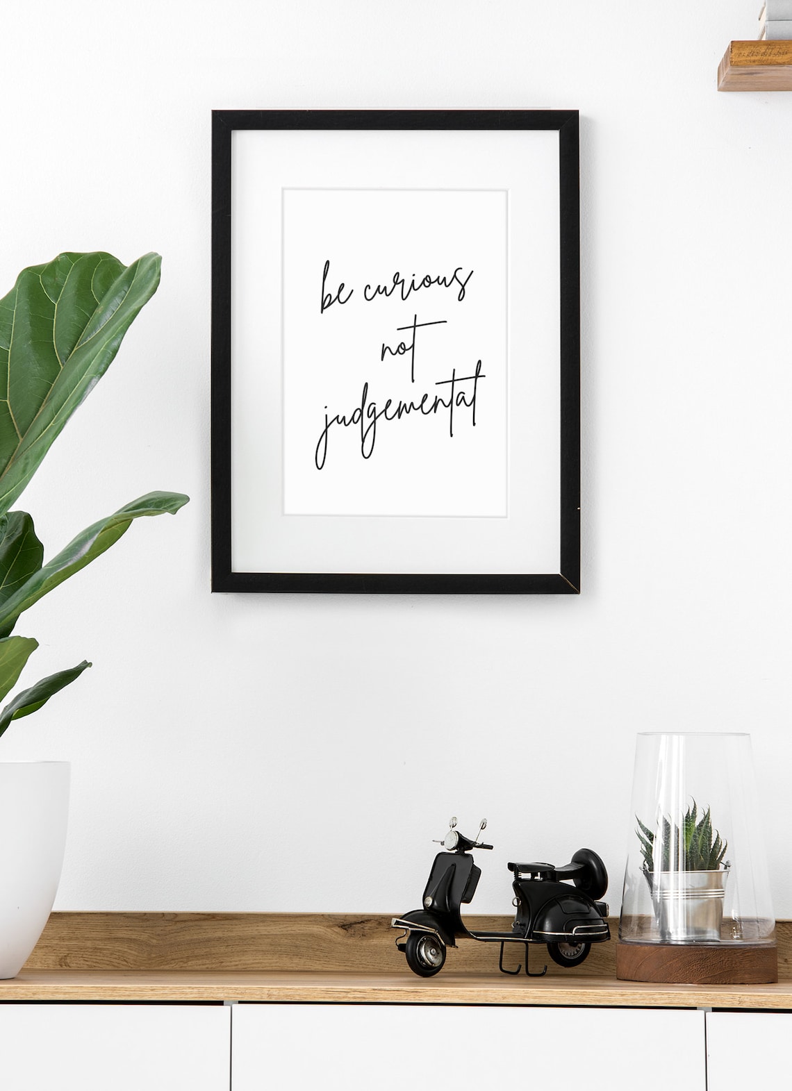 Be Curious Not Judgemental, Walt Whitman, Minimalist Quote Poster ...