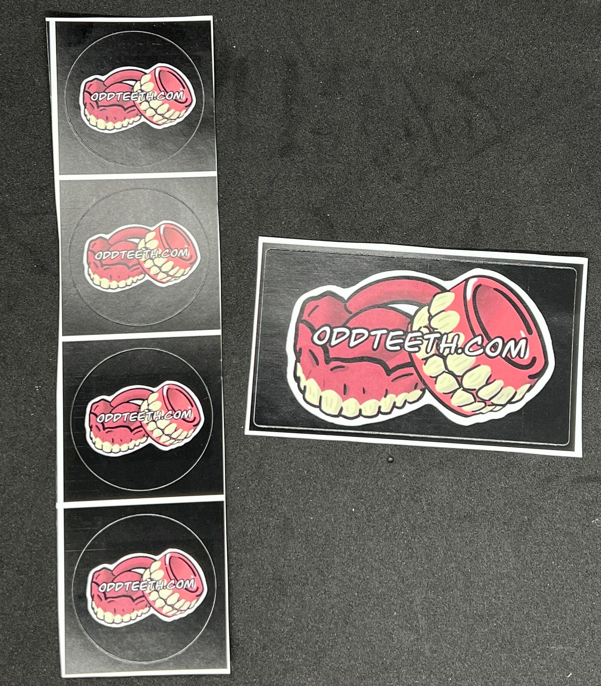 Odd Teeth Stickers - Etsy