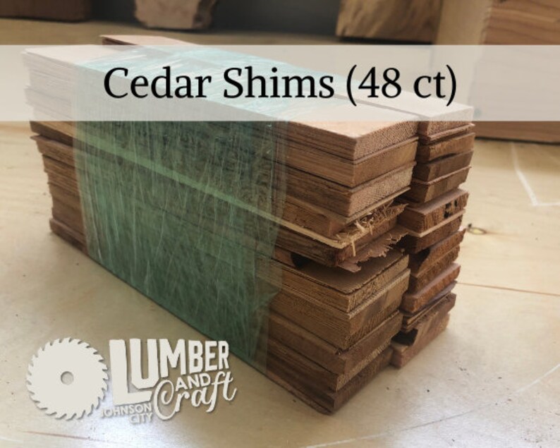 Cedar Shims 48 Pack - Etsy