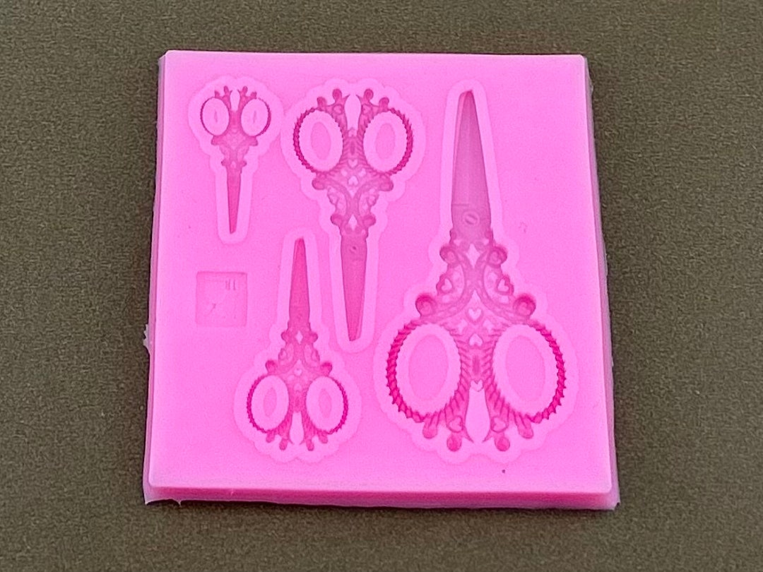 Filigree Scissors Silicone Mold: Cake Decorating, Resin & Clay - Etsy