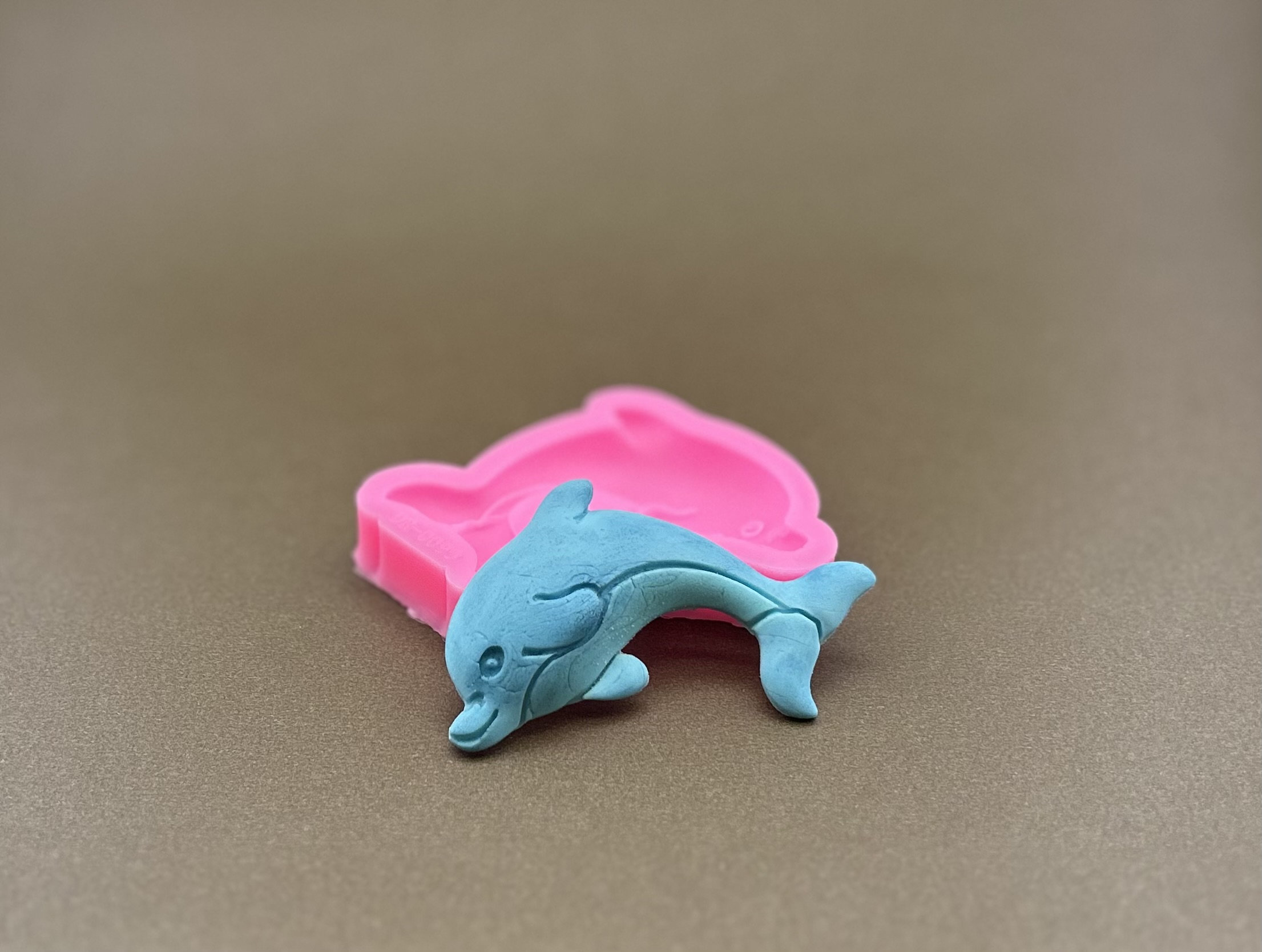 Dolphin Silicone Mold: Sea Life Fondant, Clay, Resin - Etsy