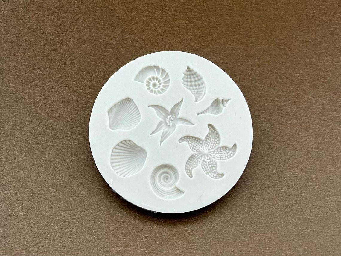 Sea Shells Silicone Mold: Beach Theme Candy Molds - Etsy