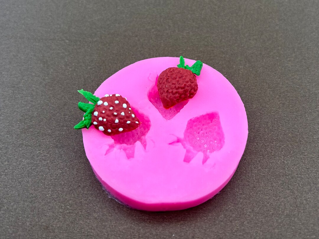 Strawberries Silicon Mold-fruits Silicon Mold-strawberry - Etsy