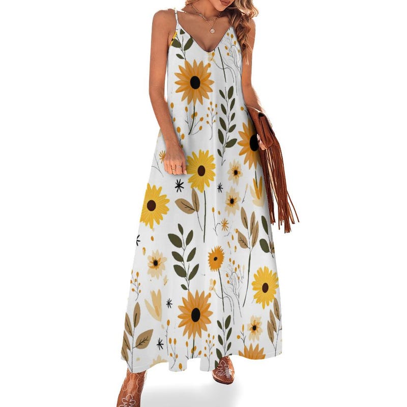 Sunflower Dress - Etsy