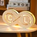 Personalized Infinity Love Sign Night Light - Custom Names & Date - Etsy