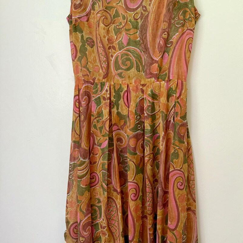 70s Paisley Dress - Etsy