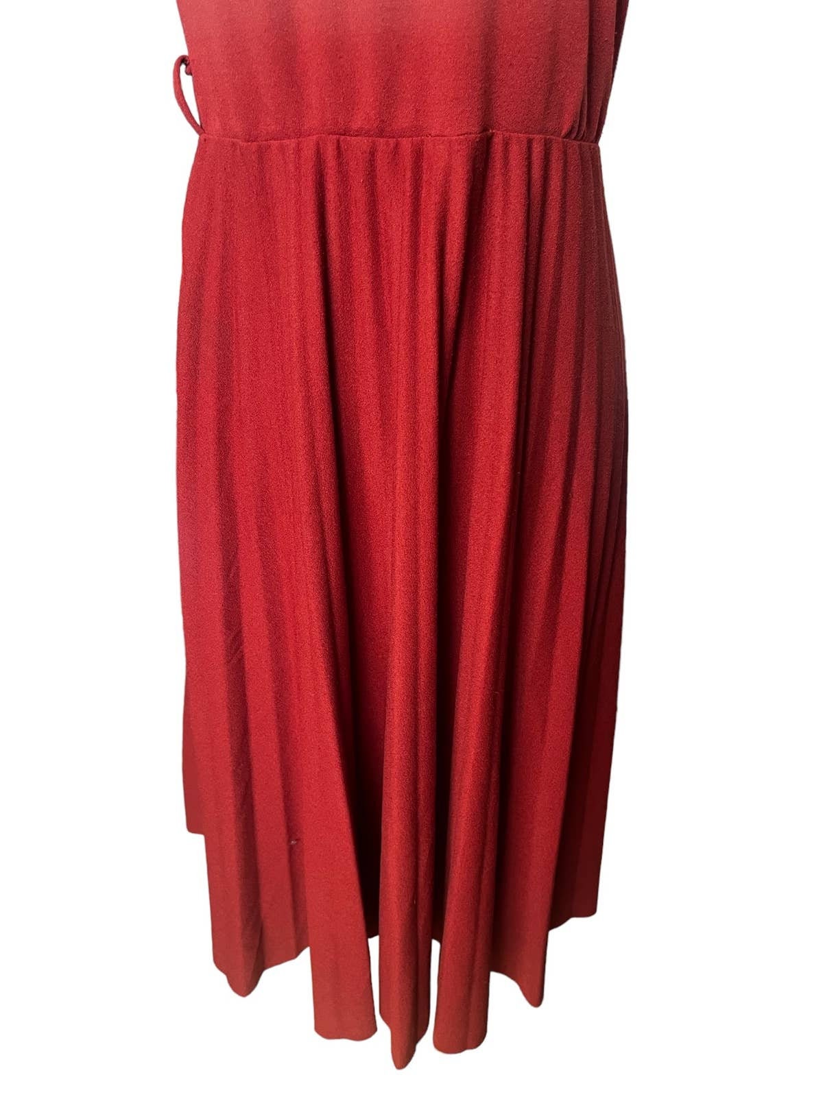 Vintage 90s Elizabeth & Nicole Rust Orange Pleated Secretary - Etsy