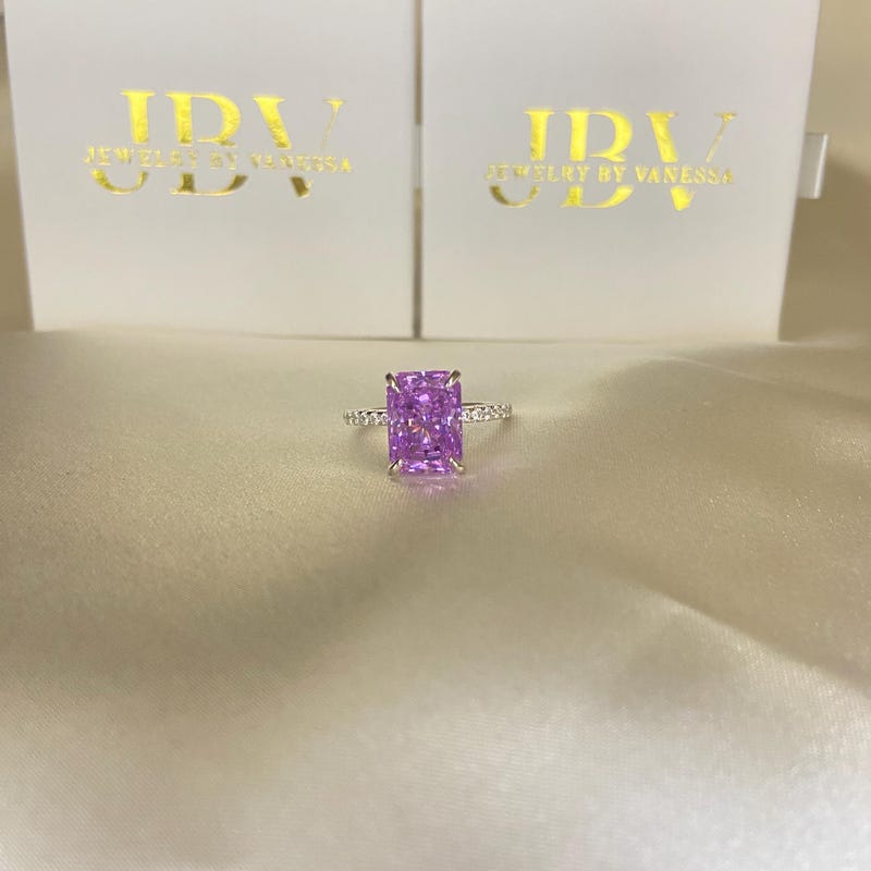 Purple Engagement Rings - Etsy