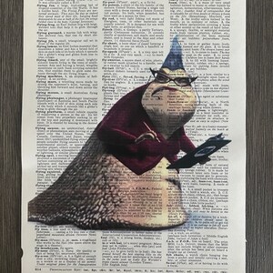 Monsters, Inc. movie Themed Dictionary Prints Set of 6 - Etsy