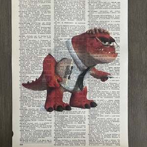 Monsters Inc. movie Themed Dictionary Prints Set of 6 - Etsy