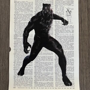 Avengers superhero Themed Dictionary Art Prints Set of 6 - Etsy