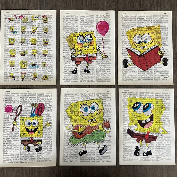Spongebob Poster - Etsy