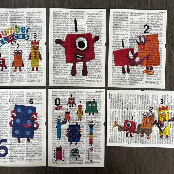Numberblocks Puzzles - Etsy