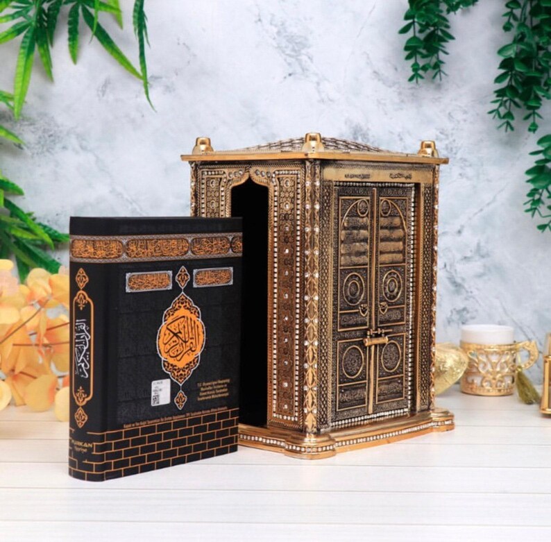 Quran With Kaaba Replica Kaba Design Quran Gift Set Islamic Book, Koran ...