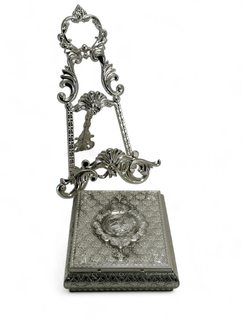 Silver Luxury Islamic Book Box Quran Storage Box Islamic Birthday ...