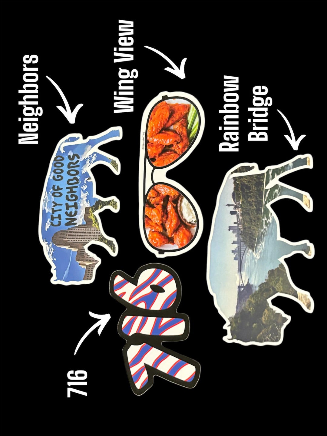 Stickers Buffalo Theme Vinyl Dye Cut - Football Buffalo Lacrosse City ...