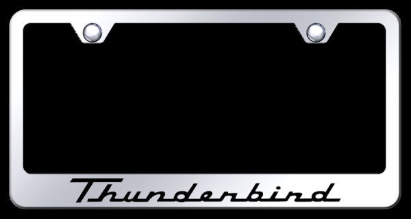 Ford Thunderbird Logo Chrome License Plate Frame Official - Etsy