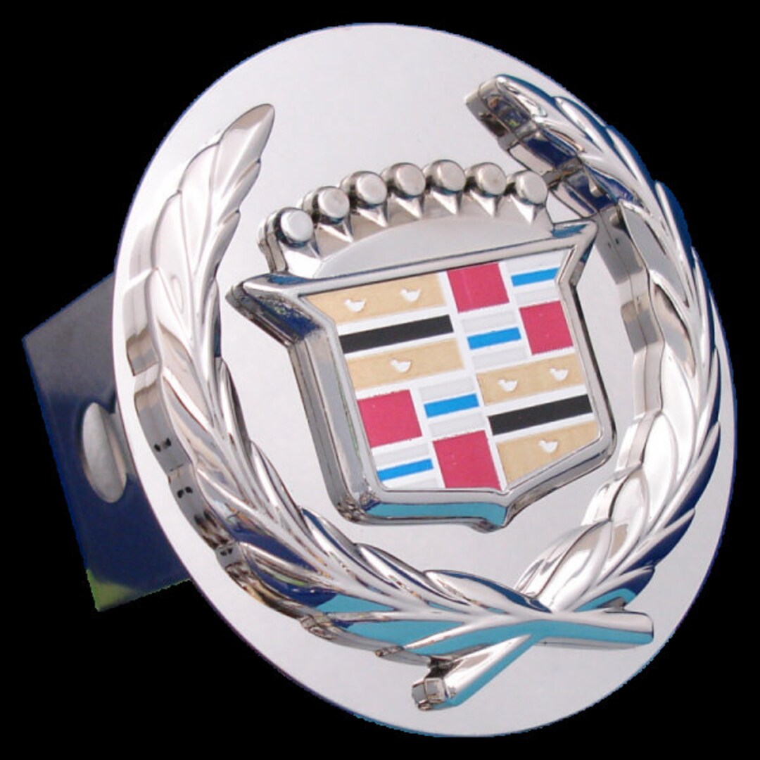 Cadillac New Chrome Logo Class 3 Tow Trailer Hitch Plug Official ...