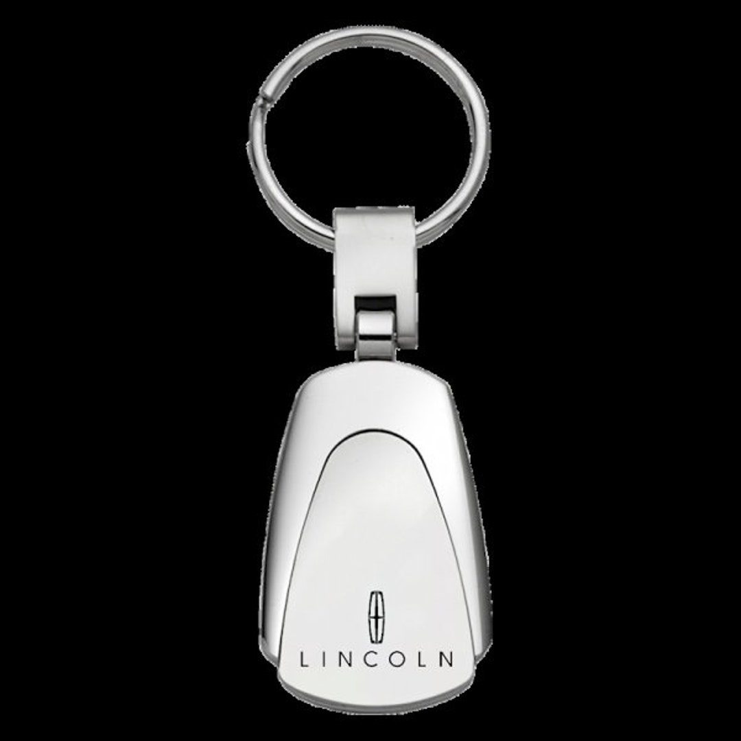 Lincoln Chrome Teardrop Key Fob Logo Key Chain Key Ring - Etsy