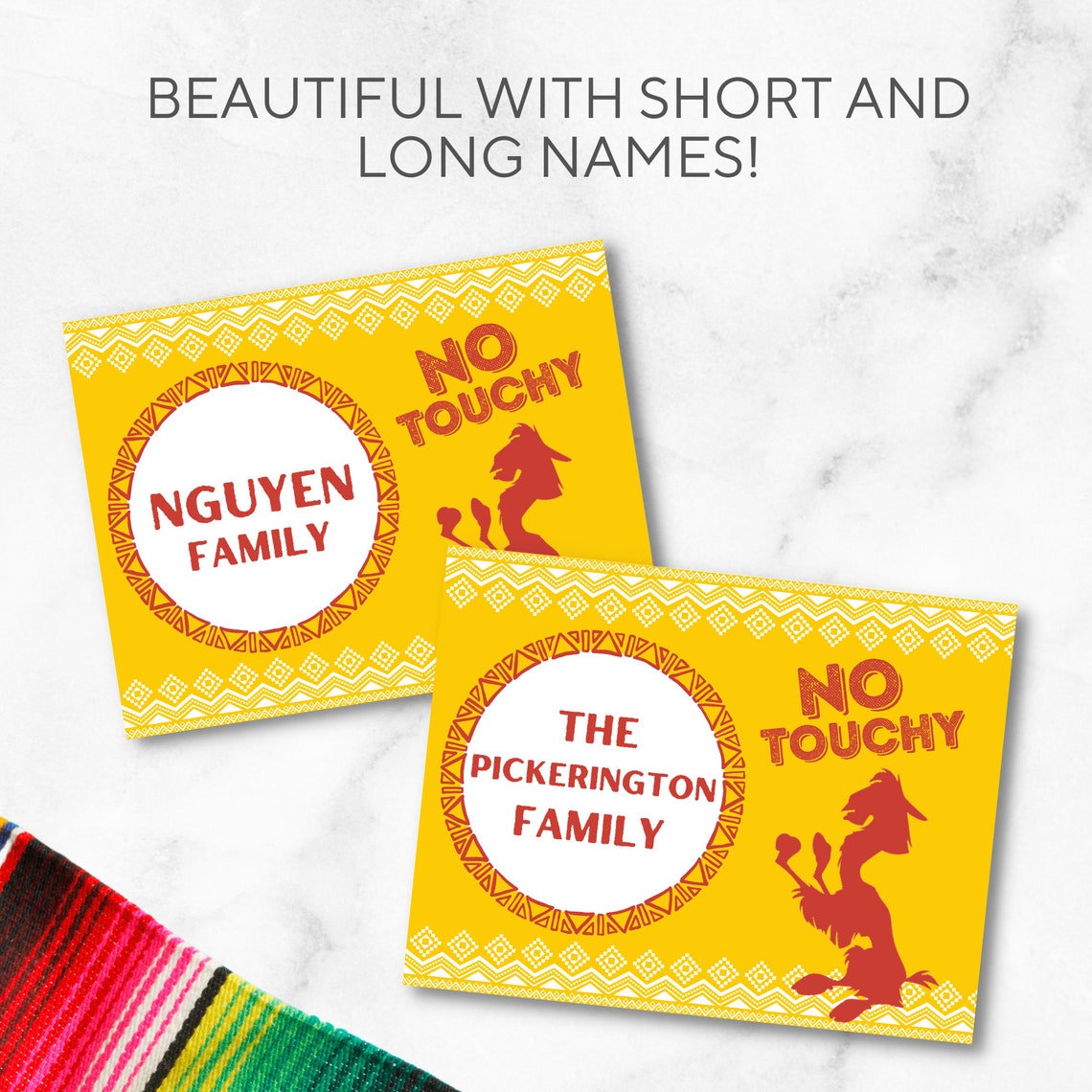 Printable Customizable Stroller and ECV Signs | Customizable Tags ...