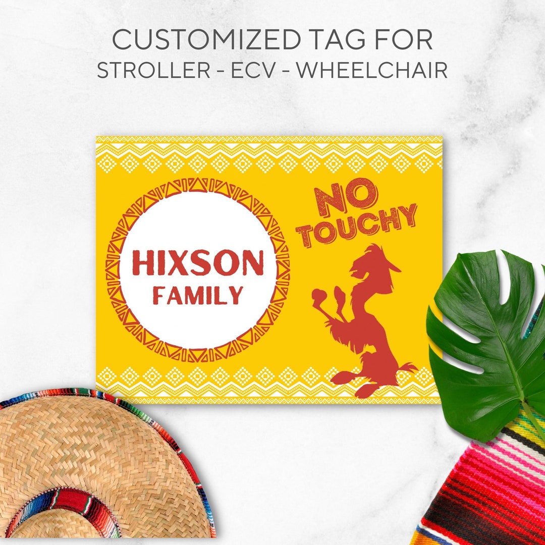 Printable Customizable Stroller and ECV Signs | Customizable Tags ...