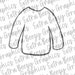 Sweater Craft Blank Printable 2 Sizing Options - Etsy