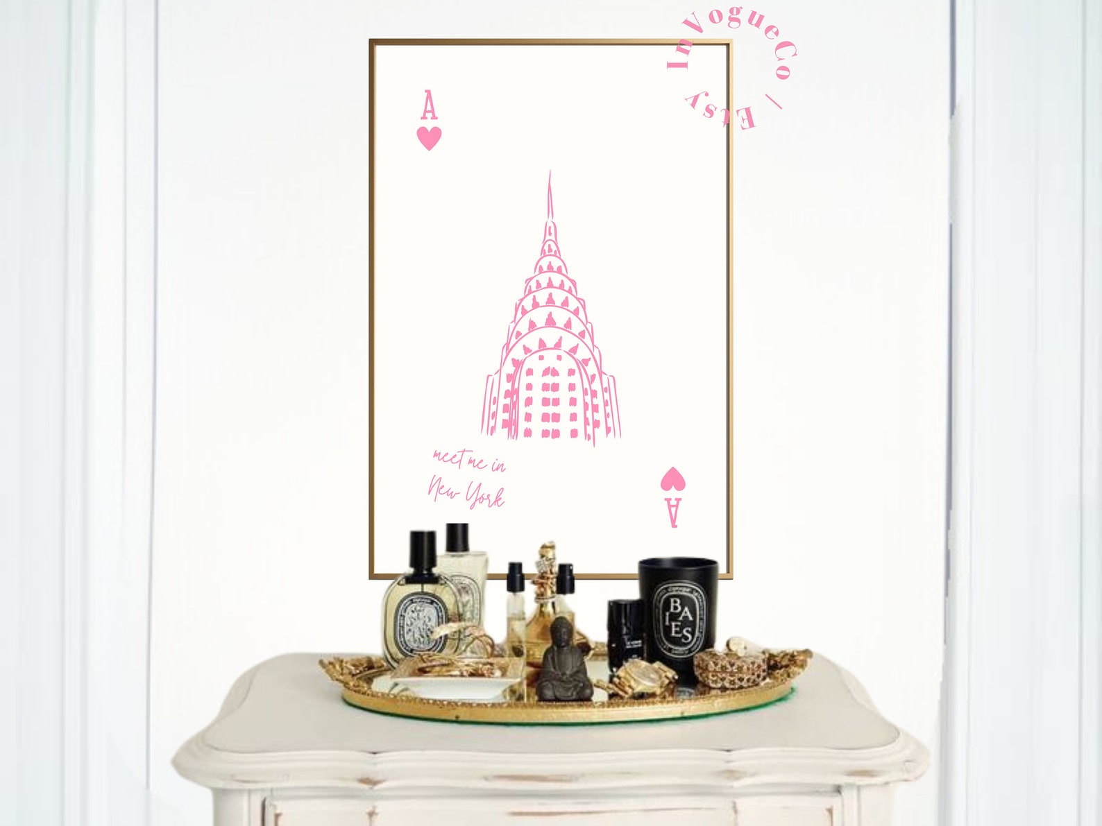 Ace of Hearts Art Print New York Art Print Ace Card Poster Playing Card ...