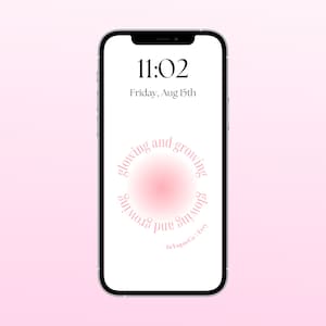 Pink iPhone Wallpaper | Positive Vibes | Quotes | Minimalistic iPhone ...